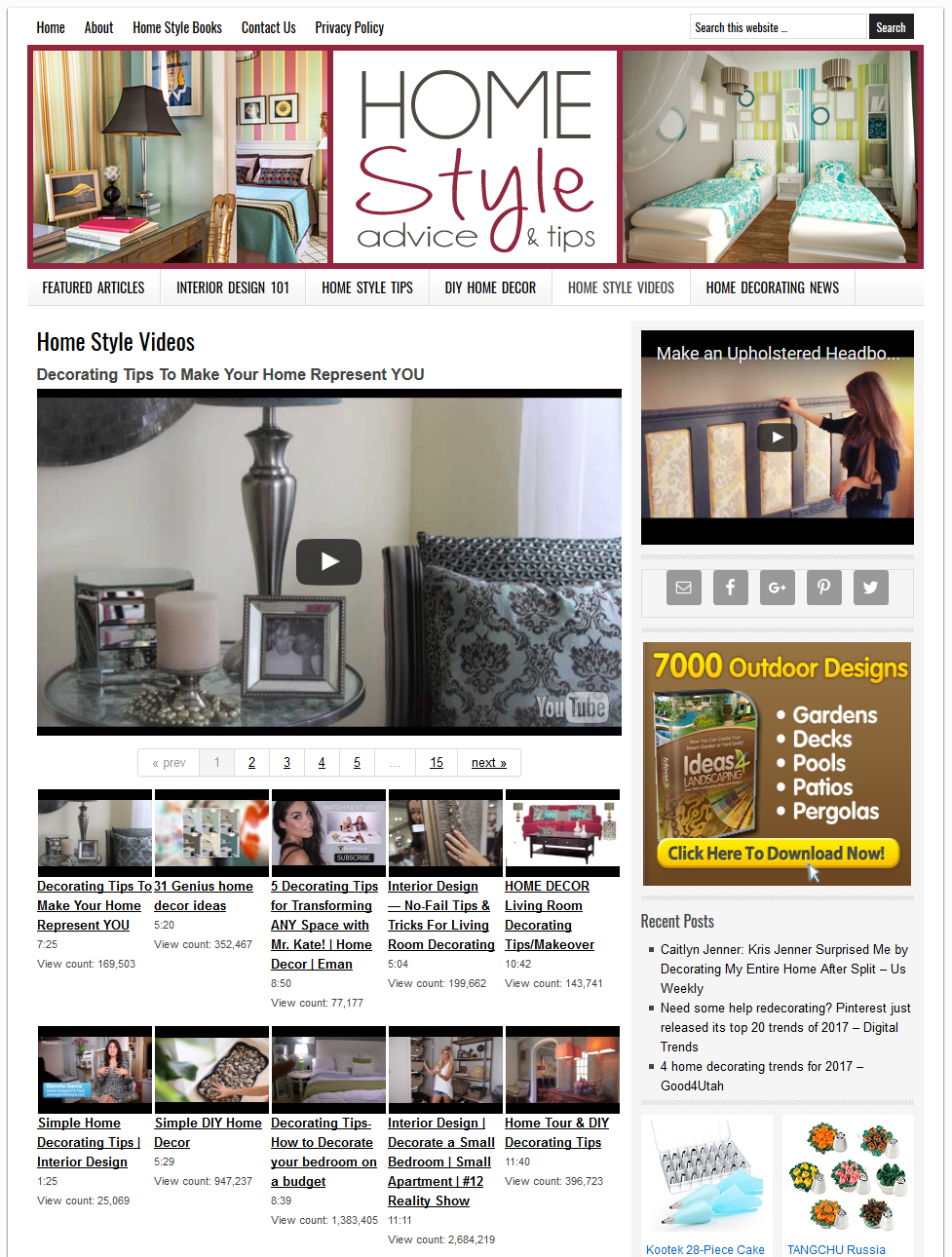 Home Style Website | Amaraq Websites